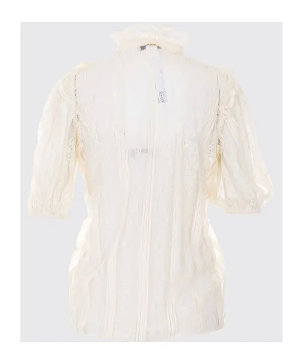 TWINSET Short-sleeved Lace Blouse