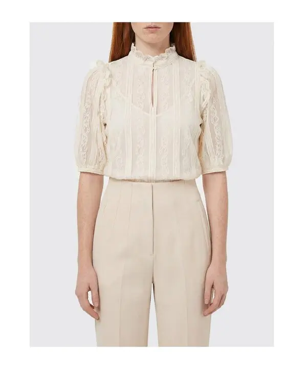 TWINSET Short-sleeved Lace Blouse