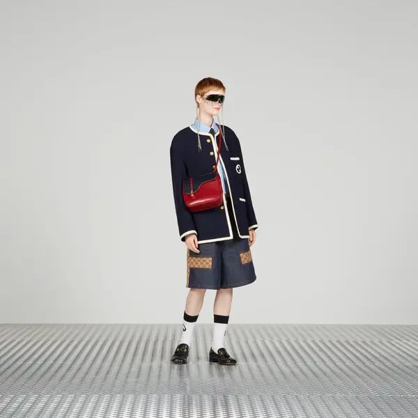 Gucci Chlorophyll Formula Embroidered Tweed Jacket