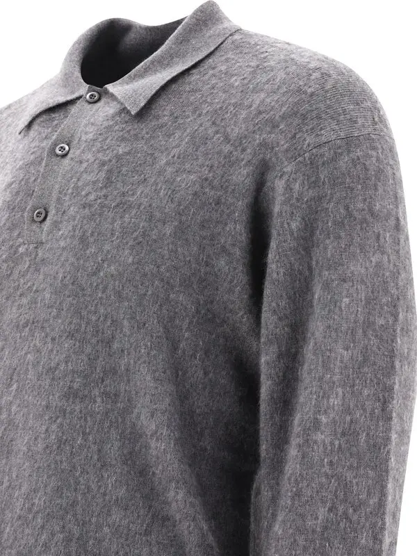Prada Cashmere And Silk Polo Sweater