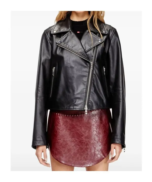 DIESEL® Leather Biker Jacket