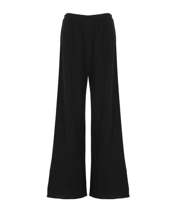 THE ROW Straight-leg Trousers - Black