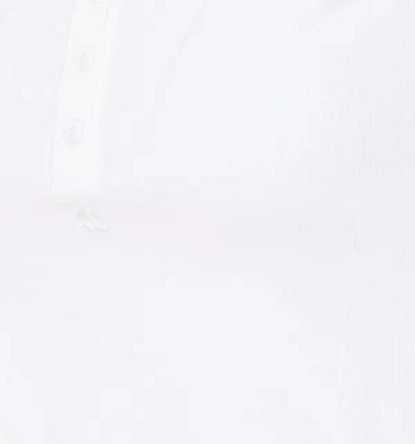 COURREGES Logo Embroidered Top