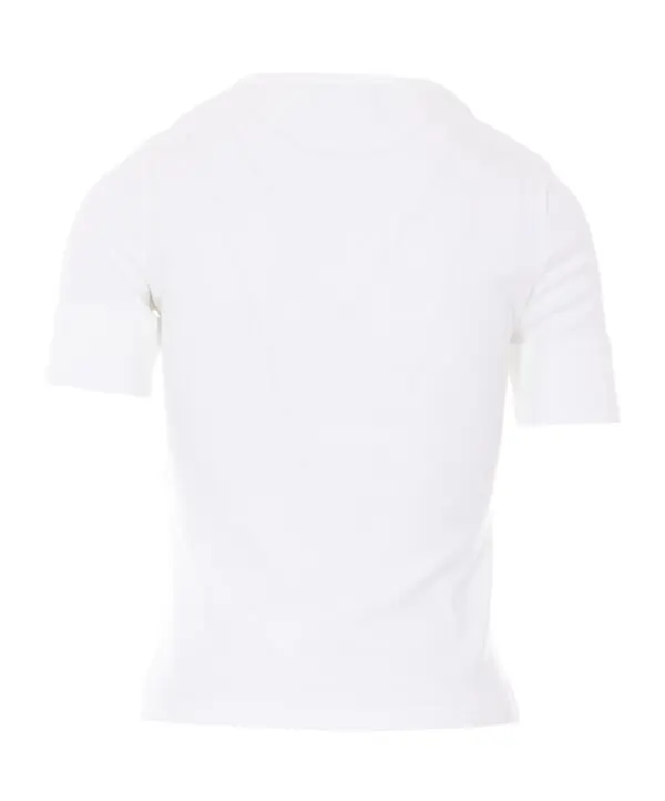 COURREGES Logo Embroidered Top