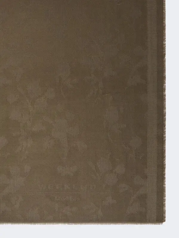 Max Mara Jacquard Wool Stole