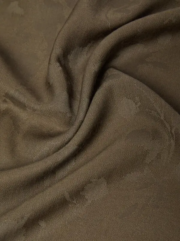 Max Mara Jacquard Wool Stole