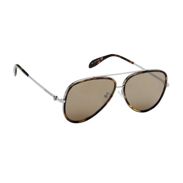 Alexander McQueen Aviator Sunglasses - Green