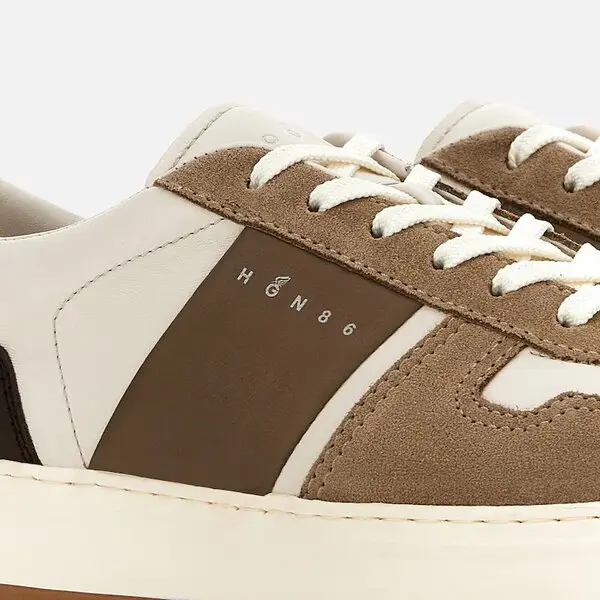 Hogan H-tv Sneakers - Brown/ivory