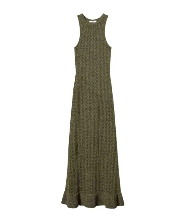 TWINSET Knitted Maxi Dress - Green