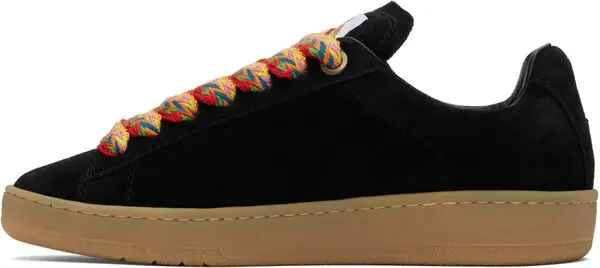LANVIN Curb Lite Lace-up Sneakers - Black