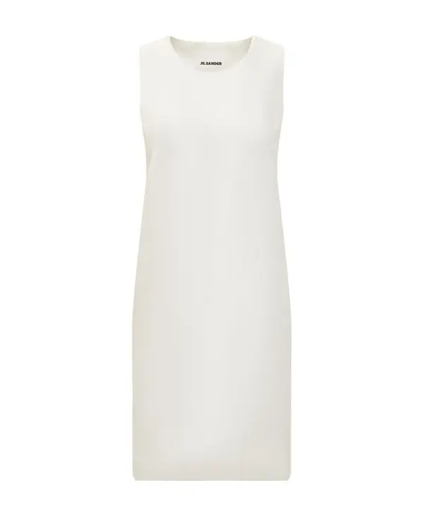 JIL SANDER Sleeveless Round Neck Shift Dress