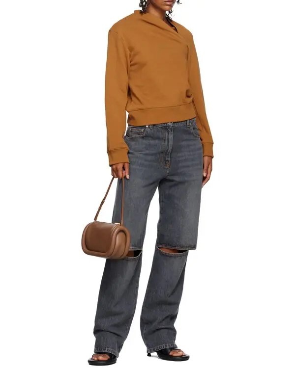J.W.ANDERSON Jw Anderson Cut-out Detailed Denim Jeans