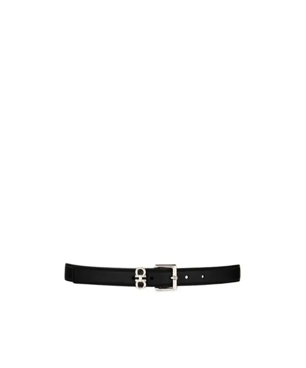 FERRAGAMO Gancini Buckle Belt - Black