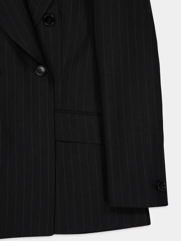 Gucci Double-breasted Striped Blazer