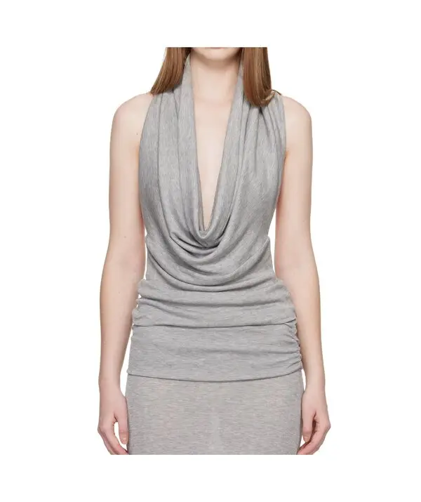 AYA MUSE Draped Halterneck Top