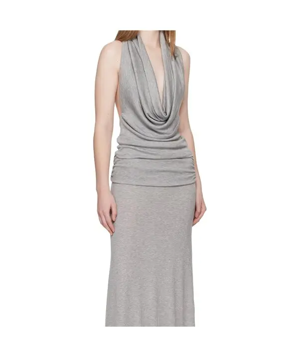 AYA MUSE Draped Halterneck Top