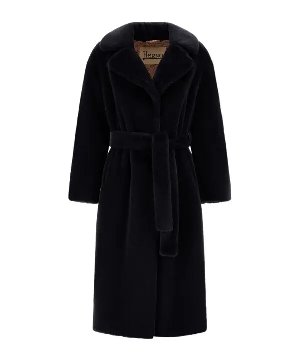 Herno Belted Waist Coat - Black