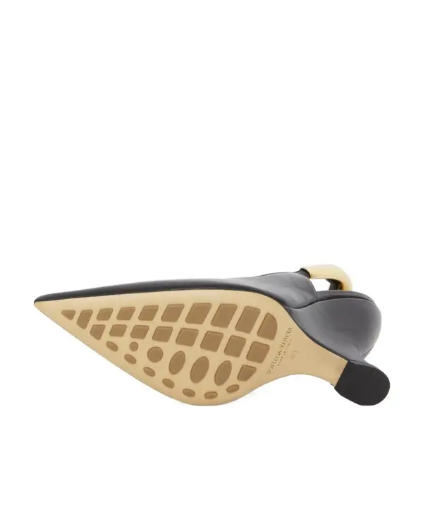 Bottega Veneta Pointed-toe Slingback Pumps - Black