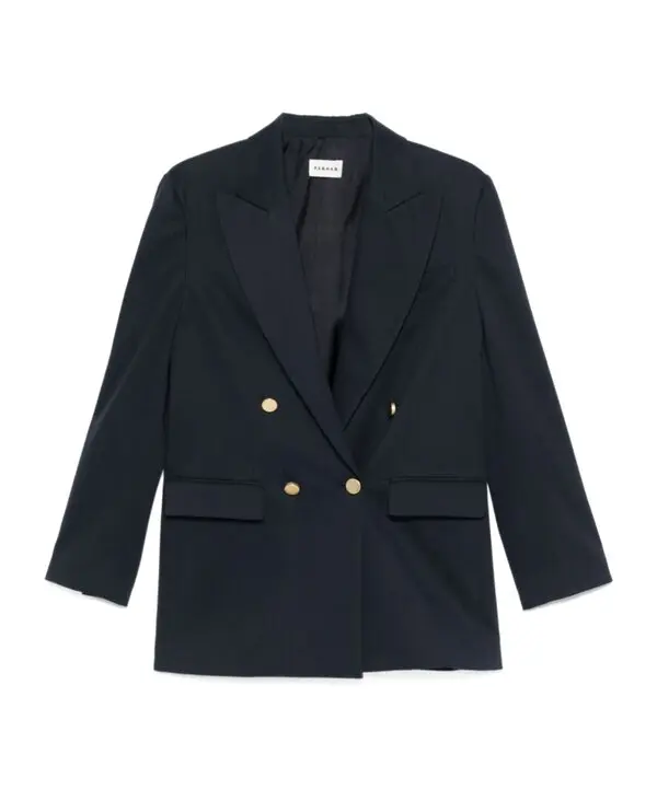 P.a.r.o.s.h Double Breasted Blazer With Flap Pockets