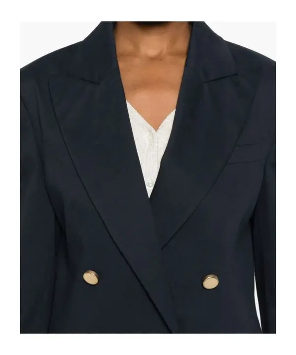 P.a.r.o.s.h Double Breasted Blazer With Flap Pockets