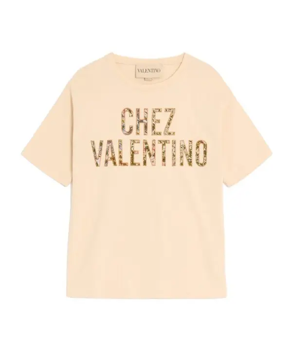 Valentino Garavani Chez Floral Print T-shirt - Birch