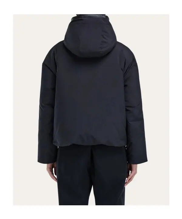 FERRAGAMO Zip-up Hooded Padded Jacket