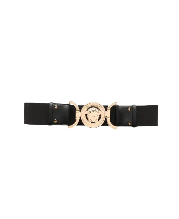 Versace Coin Buckle Belt - Black