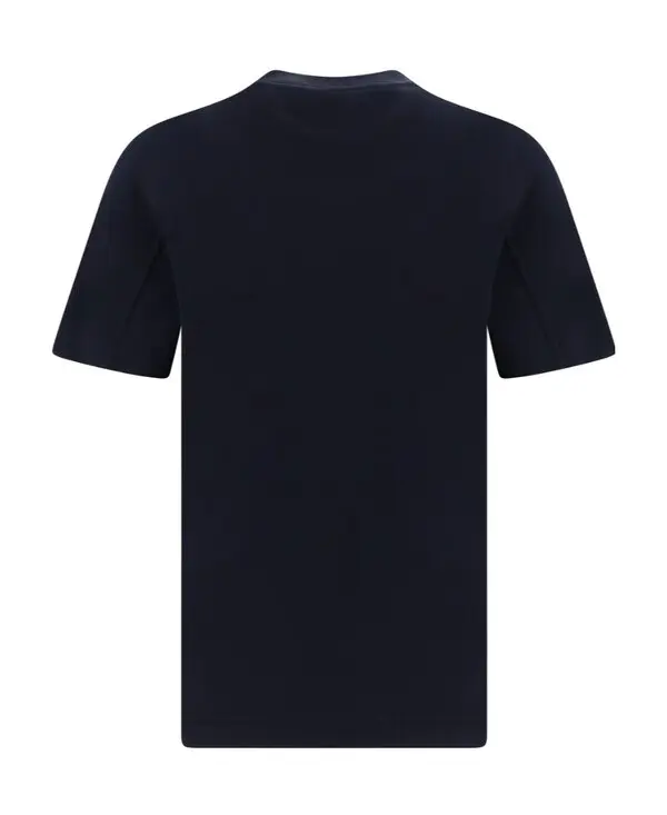Brunello Cucinelli Logo Printed Crewneck T-shirt - No