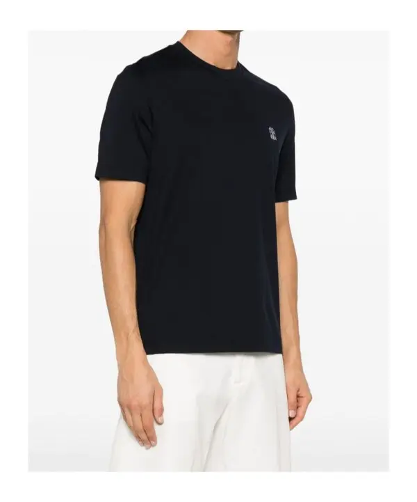 Brunello Cucinelli Logo Printed Crewneck T-shirt - No