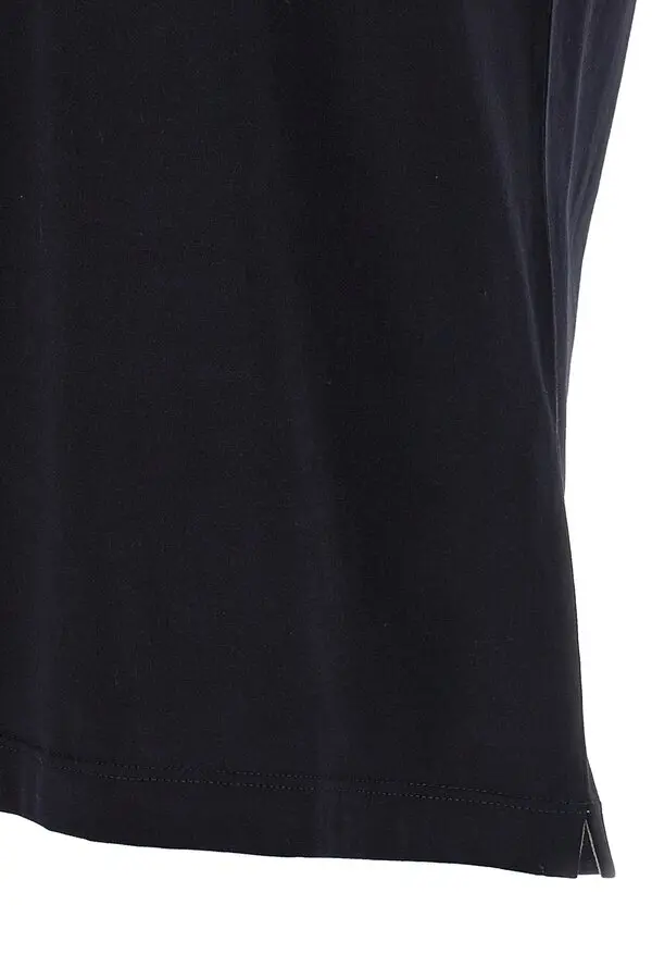 Brunello Cucinelli Logo Printed Crewneck T-shirt - No