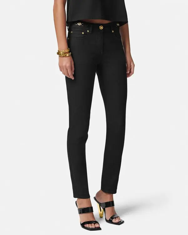 Versace La Medusa '95 Mid-rise Jeans