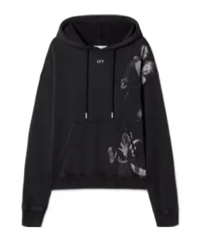 Off-White Blurred Mary Skate Drawstring Hoodie