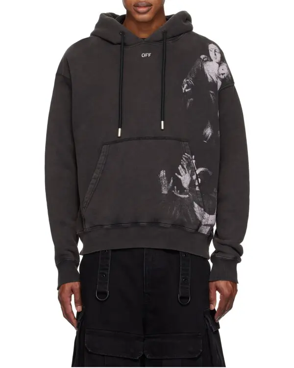 Off-White Blurred Mary Skate Drawstring Hoodie