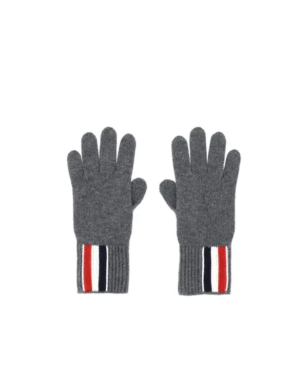 Thom Browne Five-finger Gloves - Gray