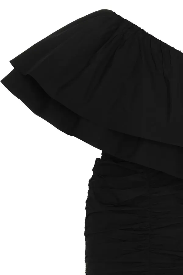 ROTATE BY BIRGER CHRISTENSEN Off-shoulder Ruffled Minidress
