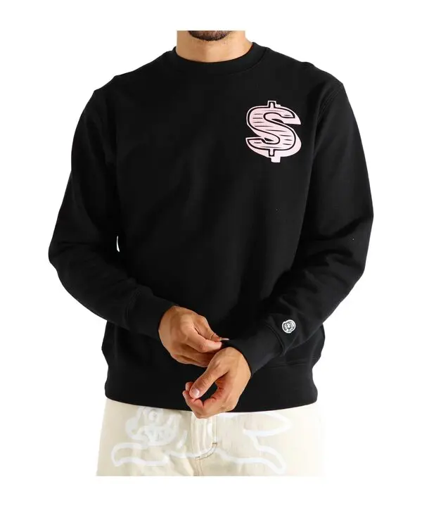 BILLIONAIRE BOYS CLUB Crewneck Sweatshirt With Dollar Logo