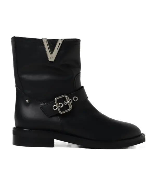 VIA ROMA 15 Buckled Ankle Boots