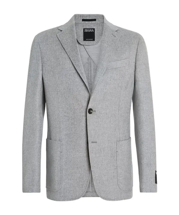 Zegna Oasi Cashmere Suit Jacket - Gray