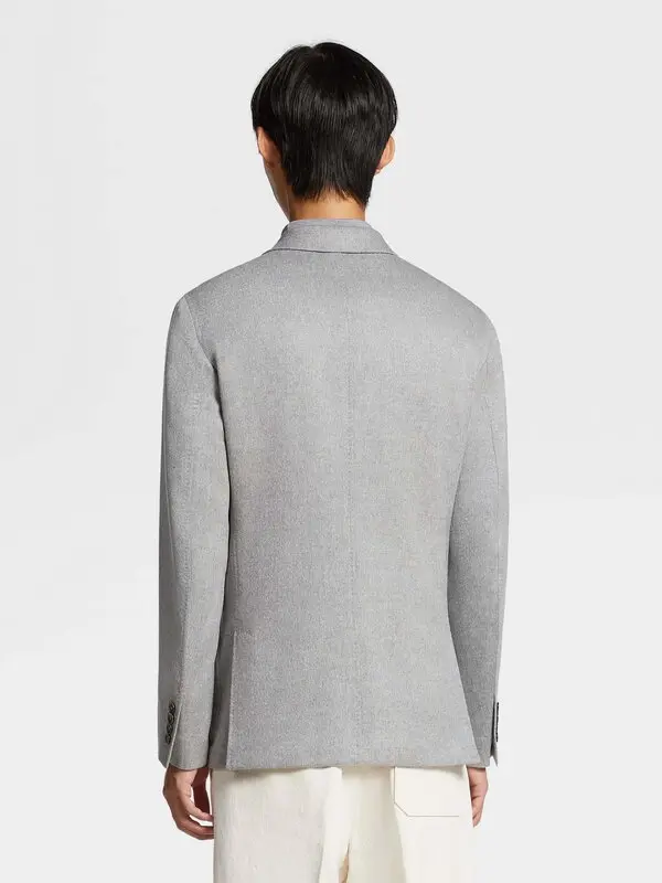 Zegna Oasi Cashmere Suit Jacket - Gray