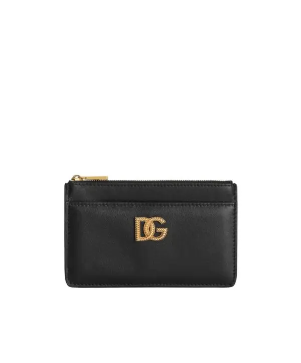 Dolce & Gabbana Dolce Gabbana Dg Logo Plaque Card Holder - Black