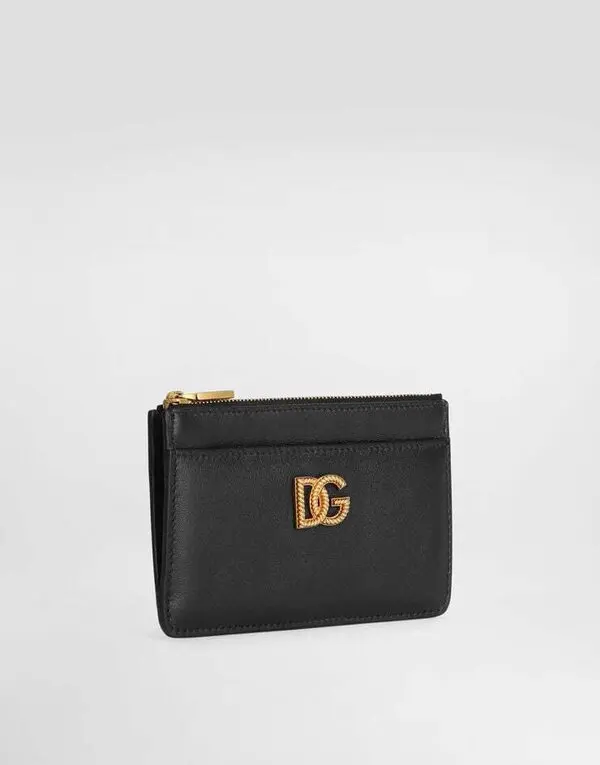 Dolce & Gabbana Dolce Gabbana Dg Logo Plaque Card Holder - Black