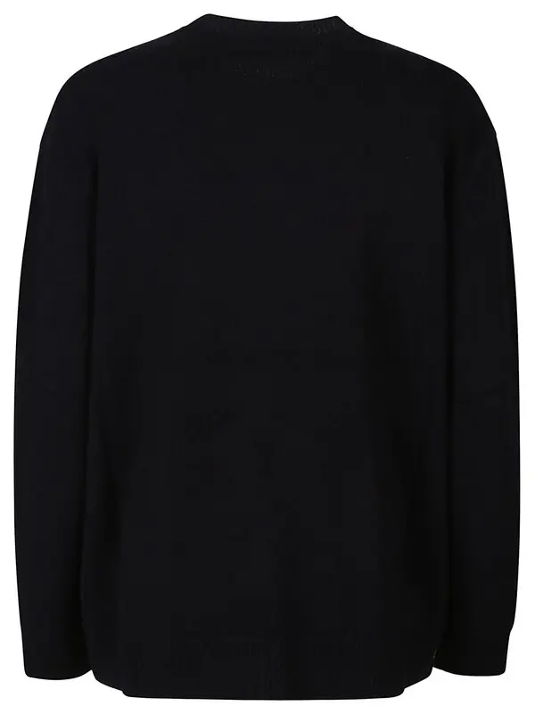 Max Mara Plata Logo Embellished Crewneck Jumper