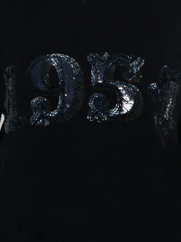 Max Mara Plata Logo Embellished Crewneck Jumper