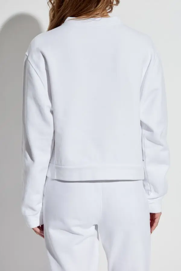 Dolce & Gabbana Crewneck Sweatshirt With Embroidered Logo