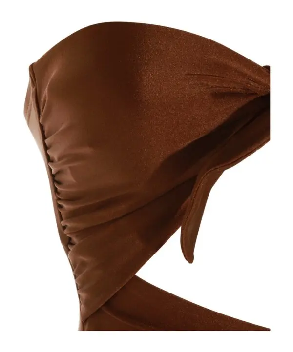 Zimmermann Sea Cut-out One-piece Swimsuit - Brown