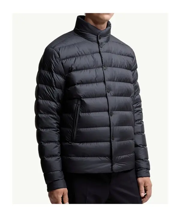 Moncler Lyco High-neck Quilted Jacket - Blue