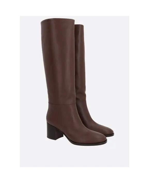 GIANVITO ROSSI Santiago 85mm Leather Boots