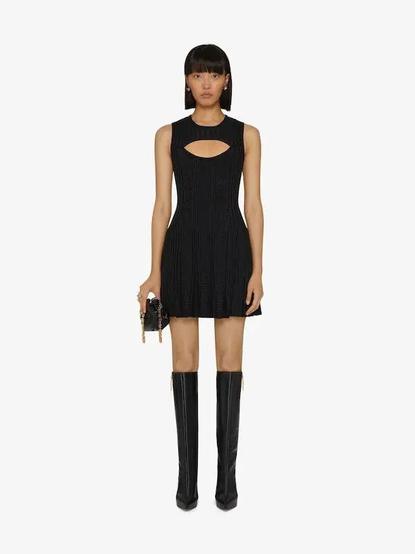 Givenchy 4g Jacquard Sleeveless Mini Dress