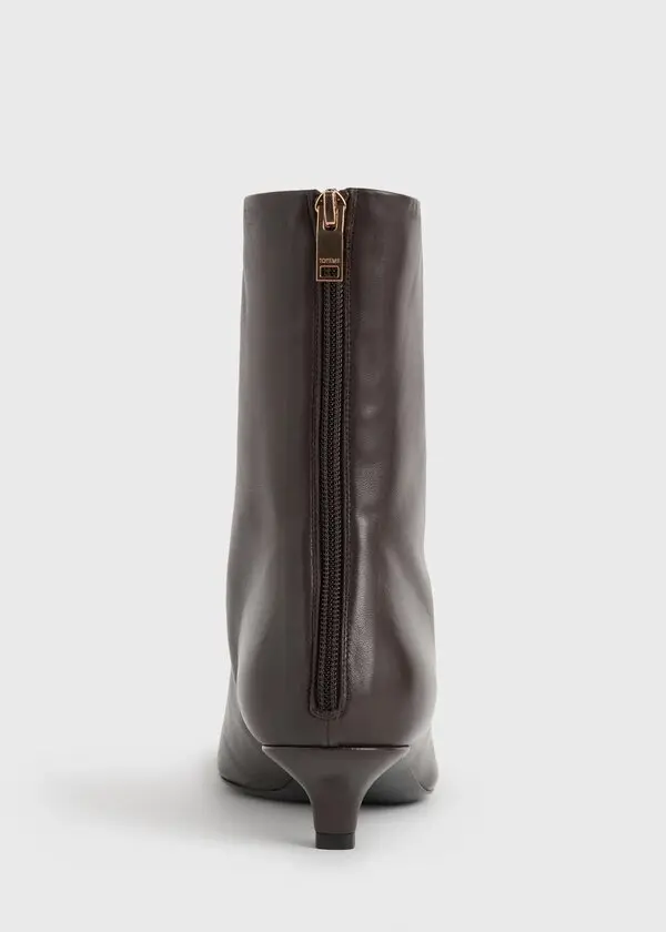 TOTEME Day Square Toe Ankle Boots