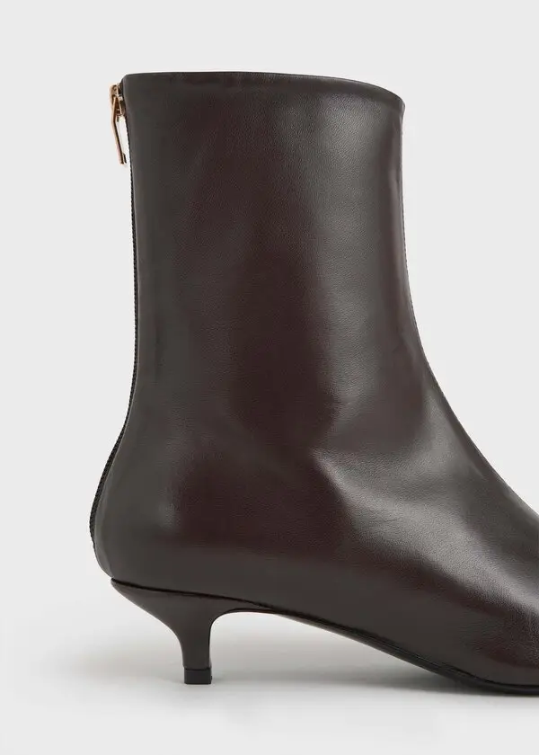 TOTEME Day Square Toe Ankle Boots